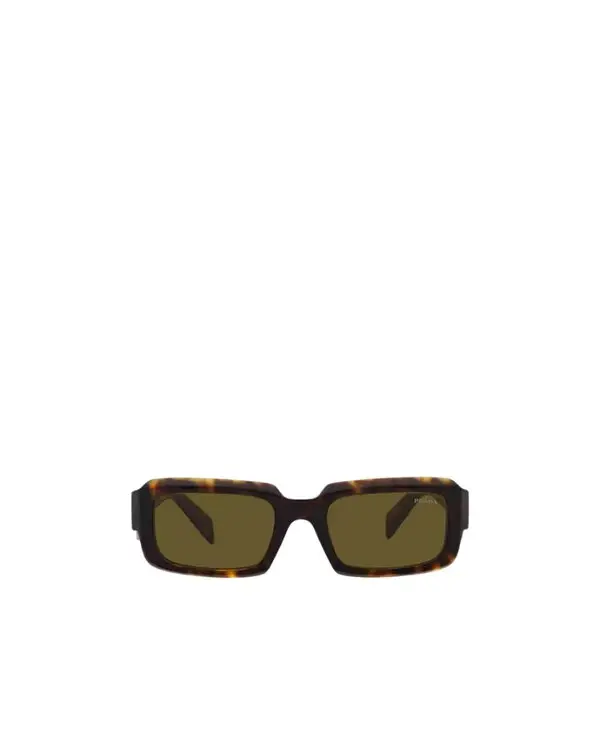 Prada Rectangle Frame Sunglasses - Brown