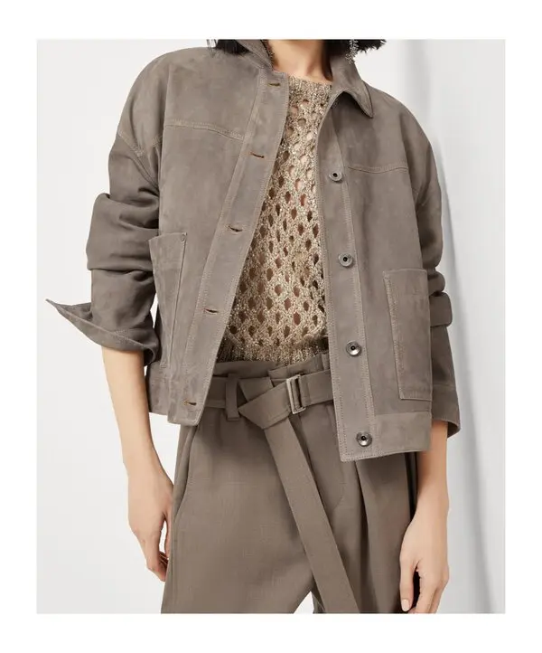 Brunello Cucinelli Leather Jacket
