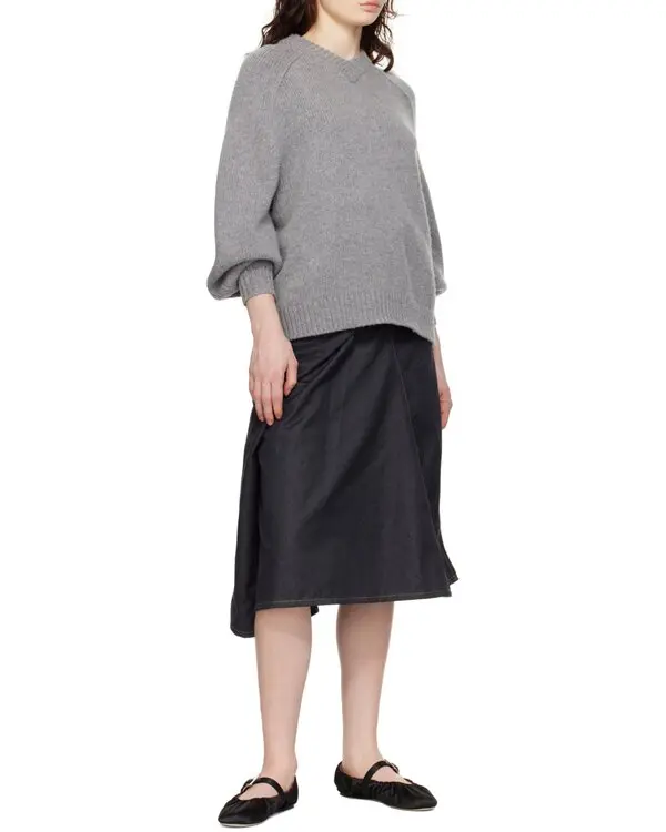 Paris Texas Sveva Plissé Buckle Ballet Flats