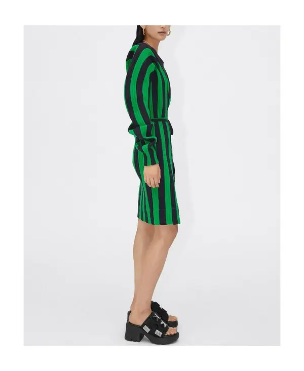 Bottega Veneta Striped Mini Dress