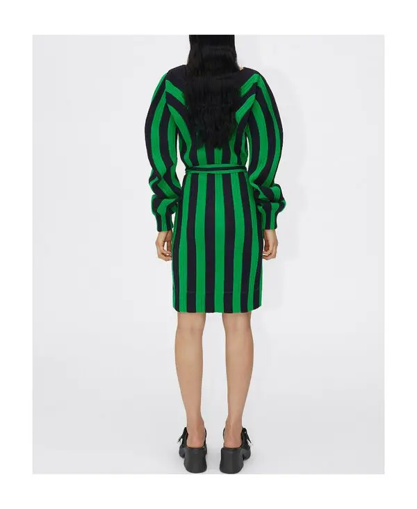 Bottega Veneta Striped Mini Dress