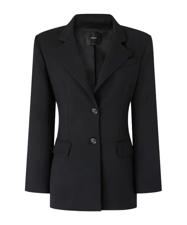 Pinko Pinstriped Single-breasted Blazer