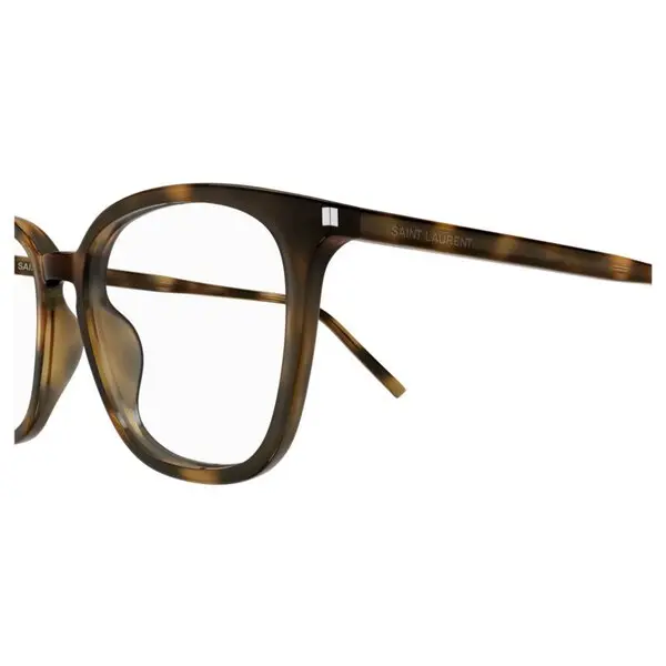 Saint Laurent Tortoiseshell Effect Eyeglasses