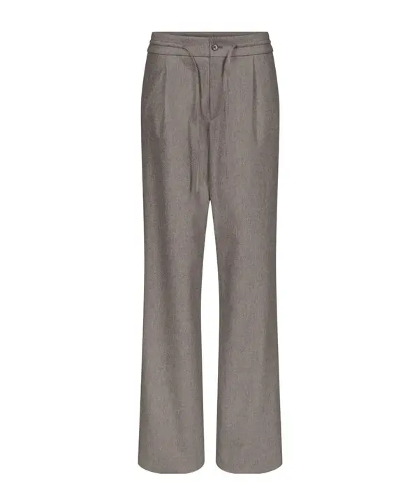 Loulou De Saison Harlem Straight-leg Pants - Taupemelange