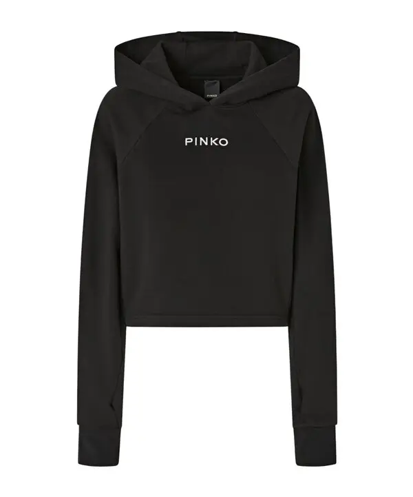 Pinko Logo Embroidered Hoodie
