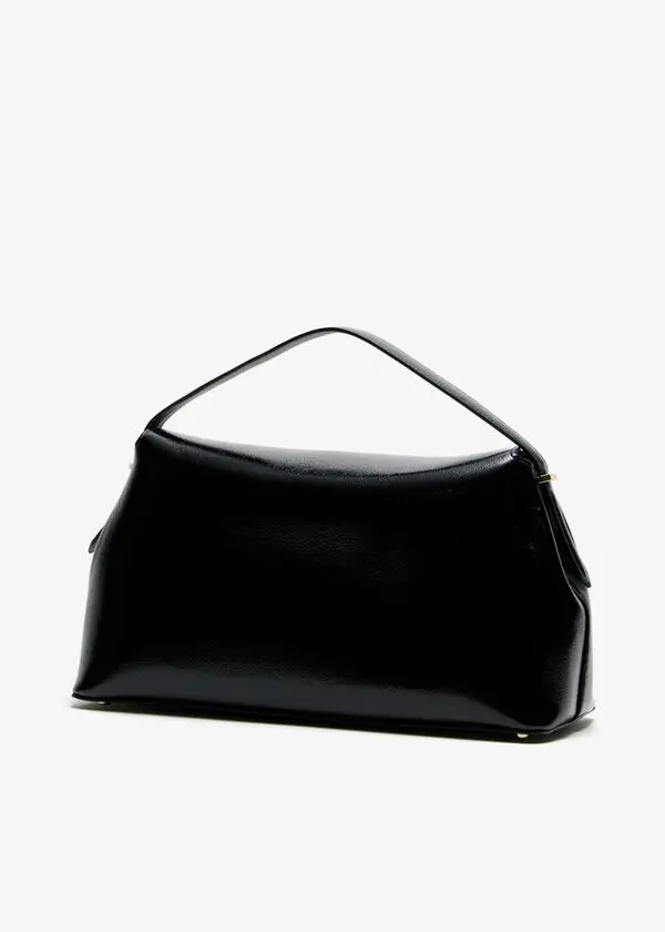 TOTEME T-lock Shoulder Bag - Black