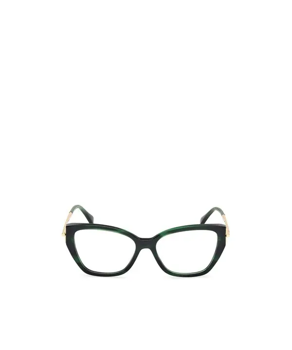 Max Mara Tortoiseshell Cat-eye Frame Eyeglasses - Black