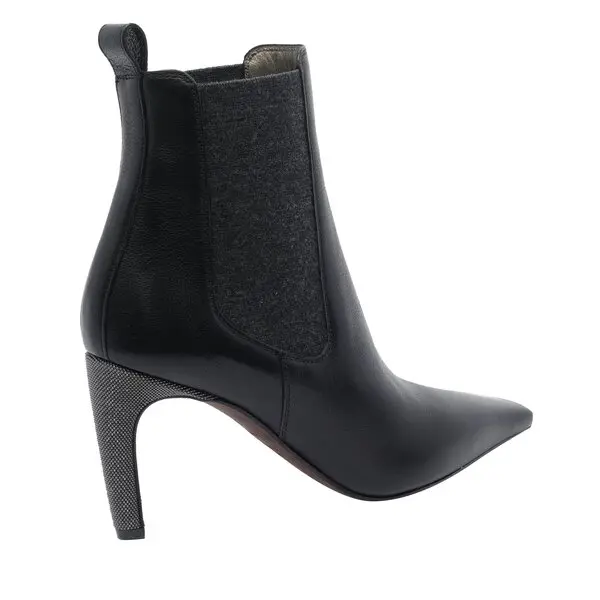 Brunello Cucinelli Pointed-toe High Heel Ankle Boots