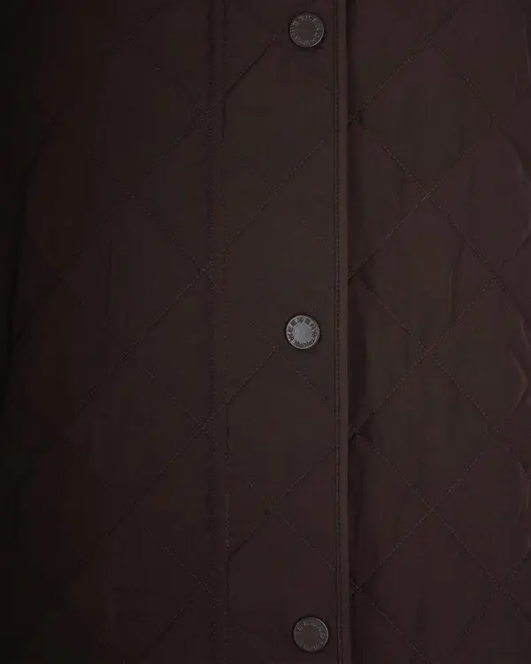 Max Mara Quilted Button-up Long Coat