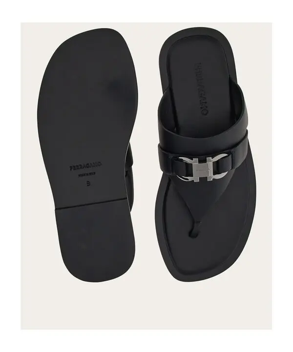 FERRAGAMO Gancini Embellished Sandals