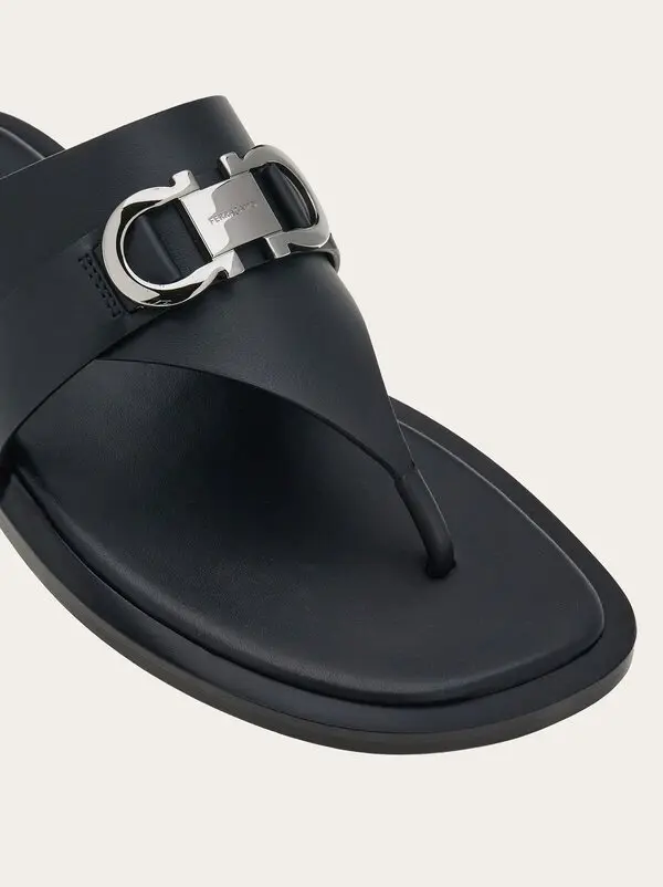 FERRAGAMO Gancini Embellished Sandals