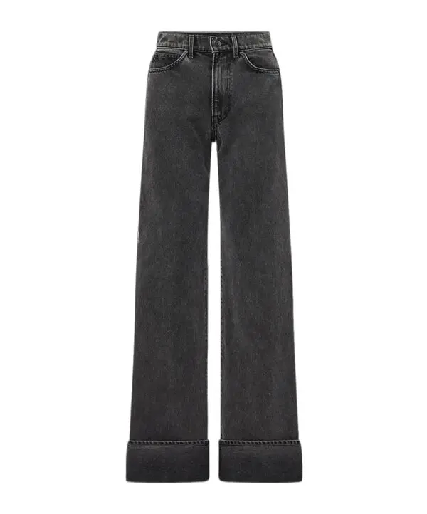Veronica Beard High-rise Wide-leg Jeans