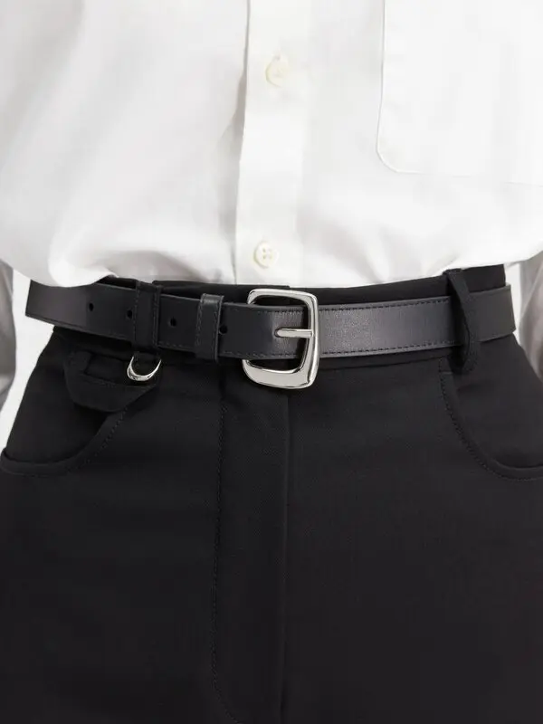 Jacquemus La Ceinture Ovalo J Buckle Belt