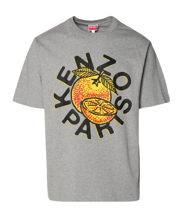 Kenzo Maxi Logo Printed Crewneck T-shirt