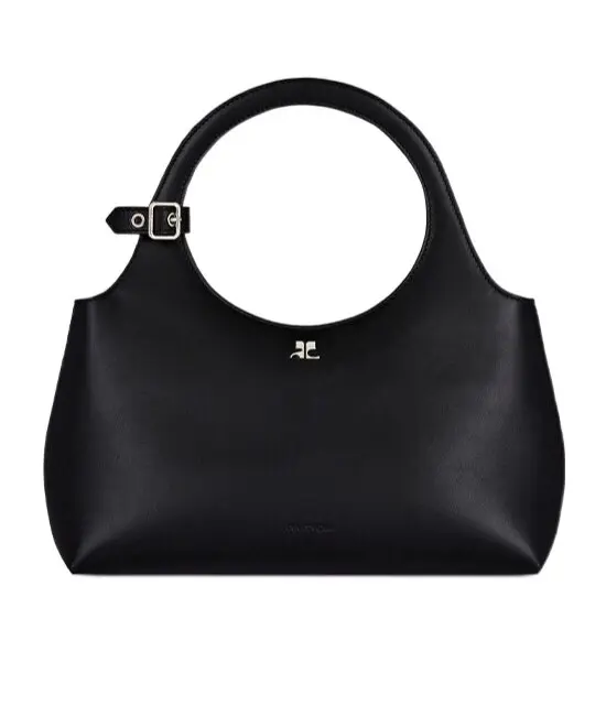 COURREGES Holy Day Top Handle Bag - Black