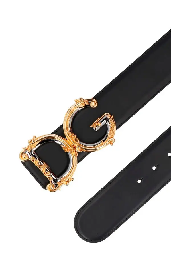 Dolce & Gabbana Baroque Dg Logo Belt