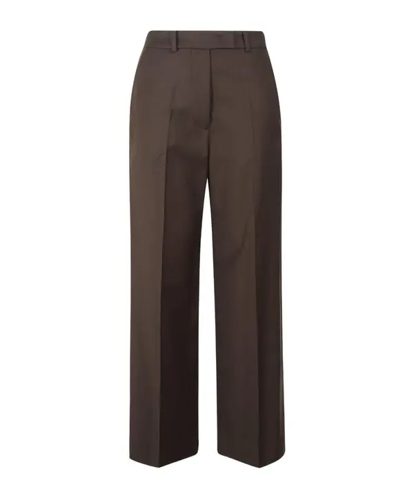 THE FRANKIE SHOP Brickell Wide-leg Flannel Trousers