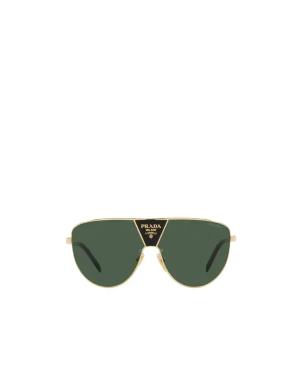 Prada Mask Frame Sunglasses - Green