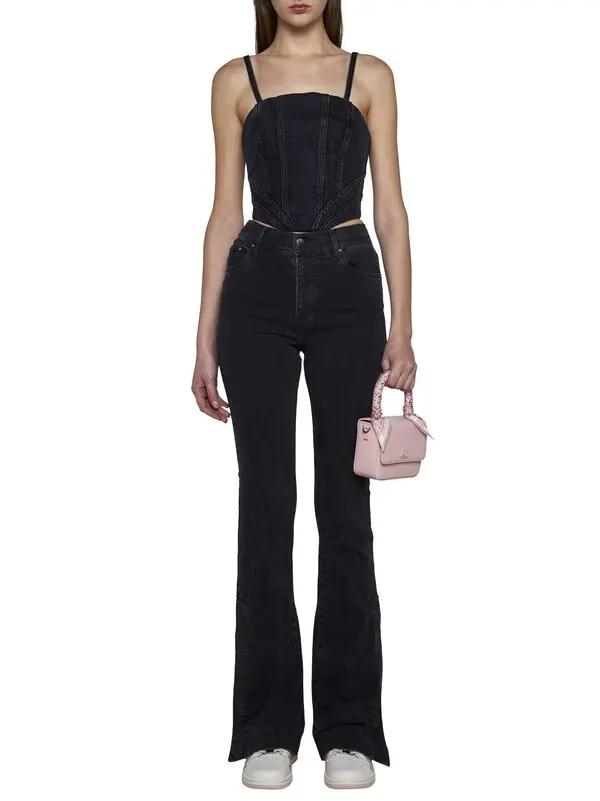 Amiri Denim Corset Bustier