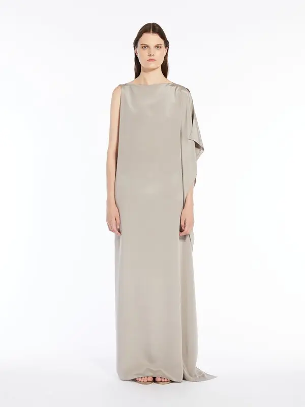 Max Mara One-shoulder Draped Dress