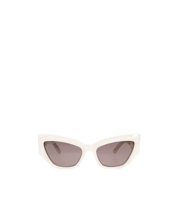 Balenciaga Cat-eye Frame Sunglasses - White