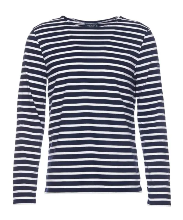 Saint James Striped Long Sleeve Crewneck T-shirt
