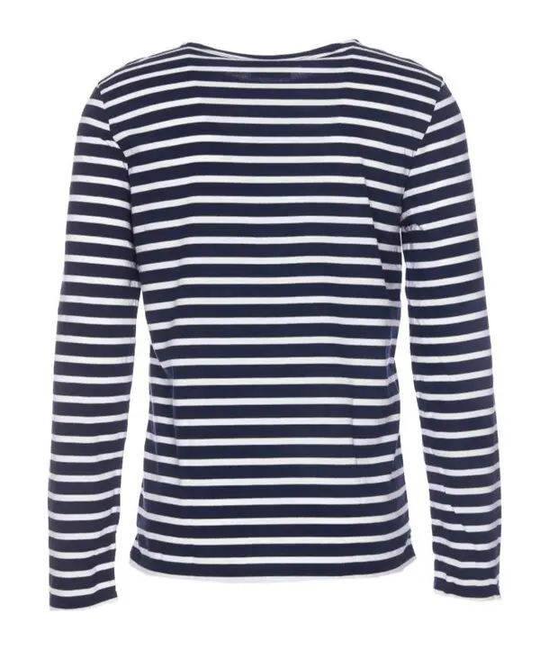 Saint James Striped Long Sleeve Crewneck T-shirt