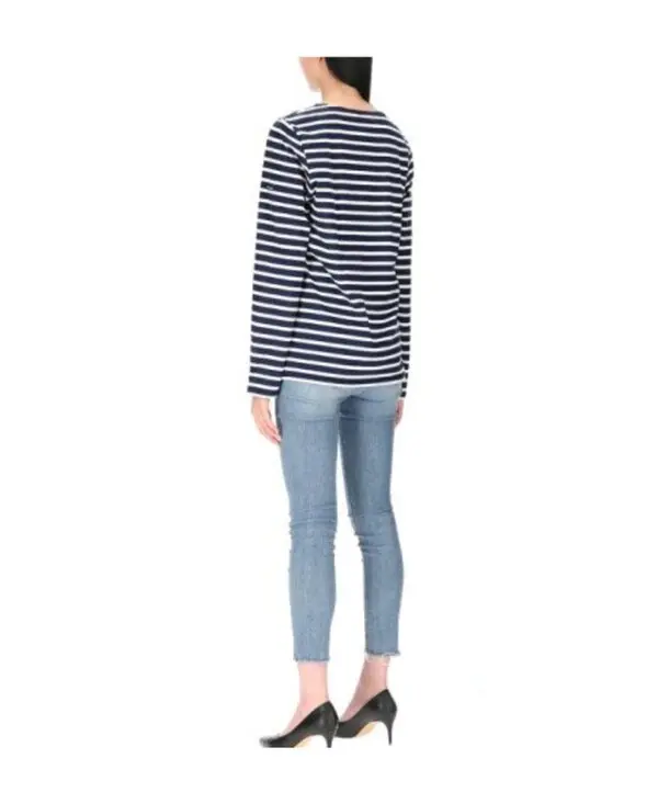 Saint James Striped Long Sleeve Crewneck T-shirt