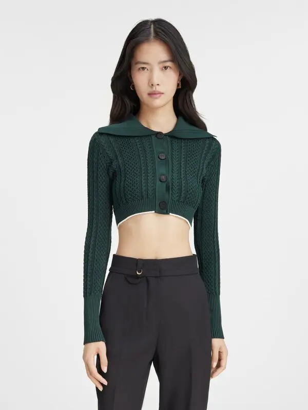 Jacquemus Bela Cropped Cardigan