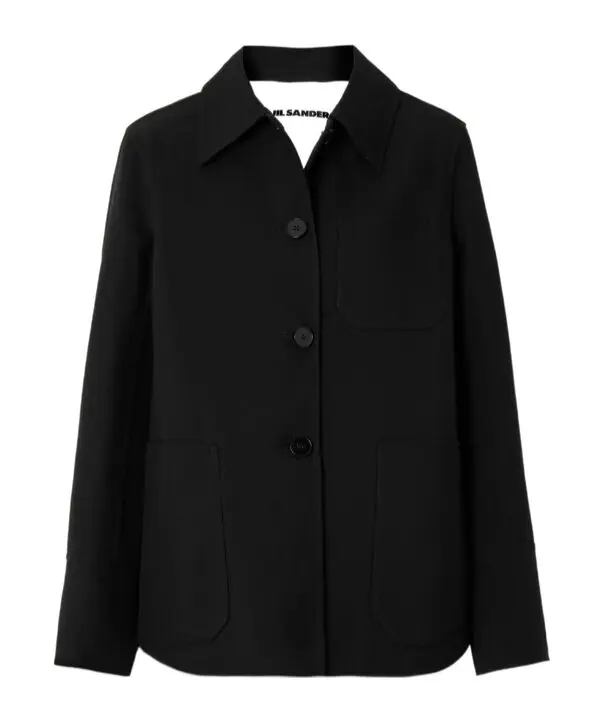 JIL SANDER Cotton-blend Twill Jacket