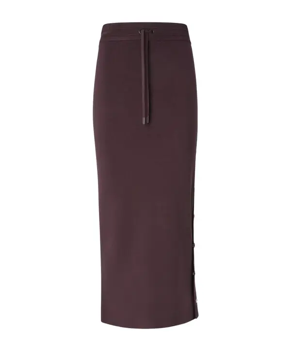 Pinko Elastic Waist Drawstring Midi Skirt