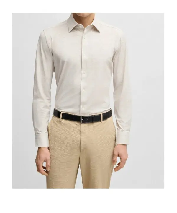 Hugo Boss Printed Shirt - Beige