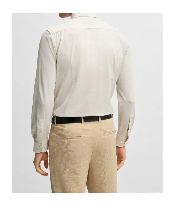 Hugo Boss Printed Shirt - Beige