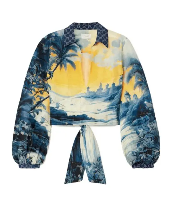Camilla Tailored Decorative Printed Shirt