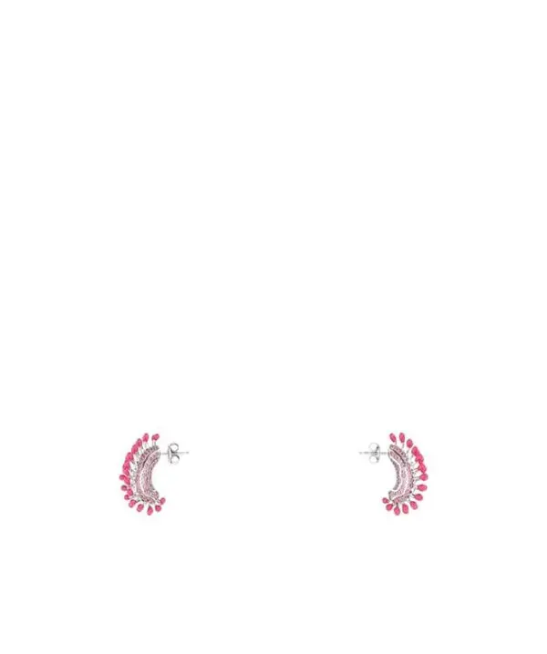 Bottega Veneta Boby Spike-studded Earrings - Pink