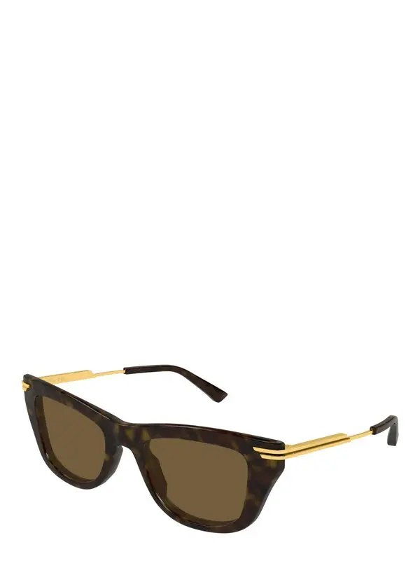 Bottega Veneta Cat-eye Frame Sunglasses - Green