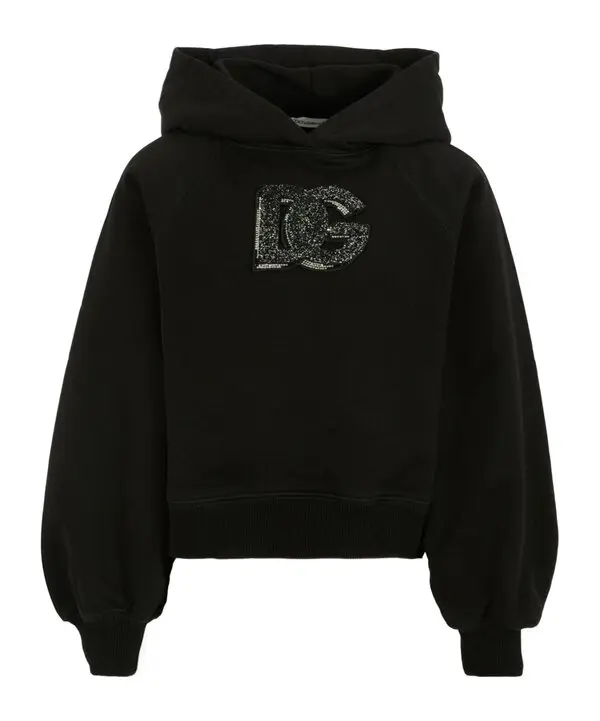 Dolce & Gabbana Crystal Embellished Hoodie