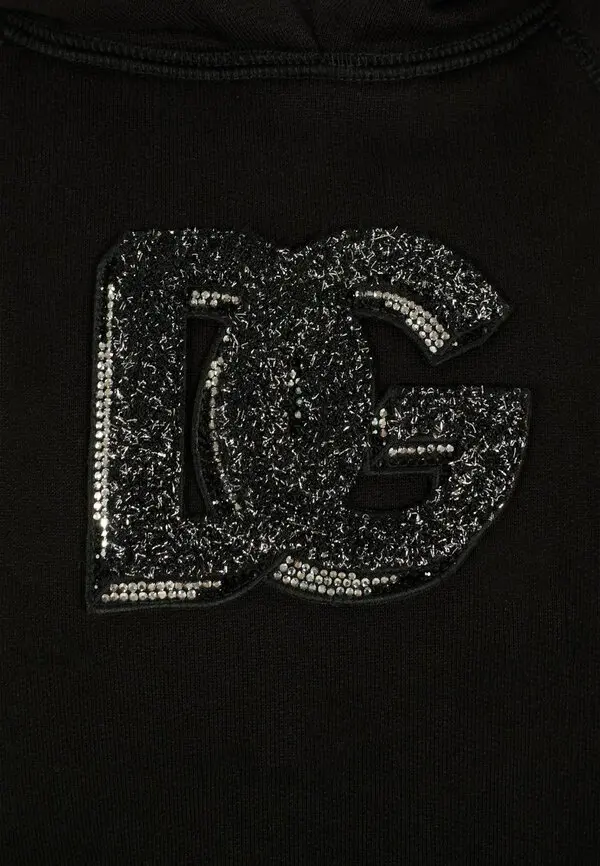 Dolce & Gabbana Crystal Embellished Hoodie