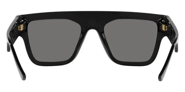 Versace Logo Embossed Square Frame Sunglasses