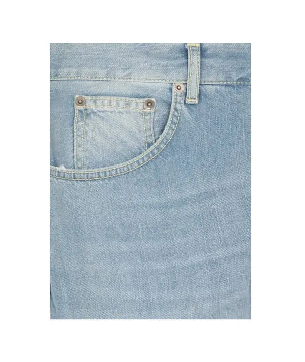 DONDUP Carrot Leg Jeans With Belt Loops
