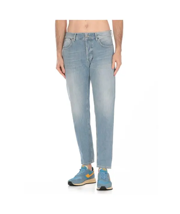 DONDUP Carrot Leg Jeans With Belt Loops