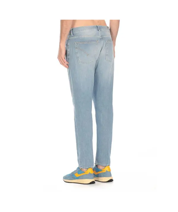 DONDUP Carrot Leg Jeans With Belt Loops
