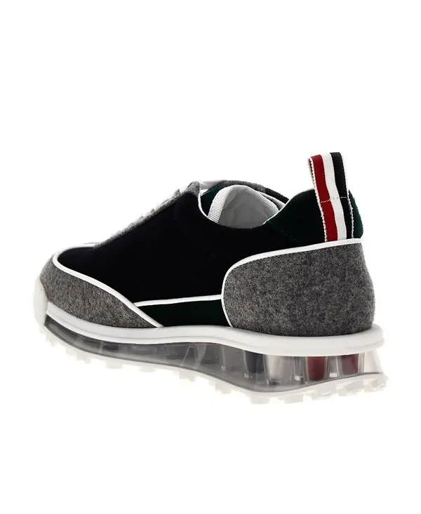 Thom Browne Tech Runner Lace-up Sneakers - Black