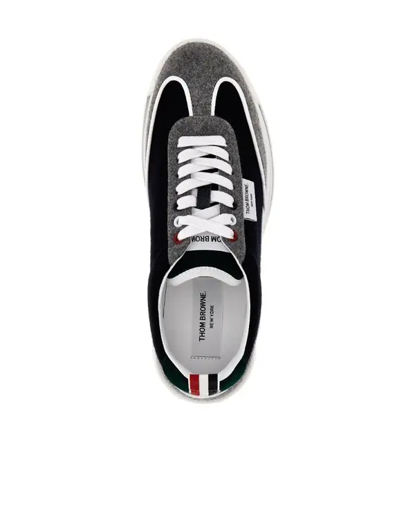 Thom Browne Tech Runner Lace-up Sneakers - Black
