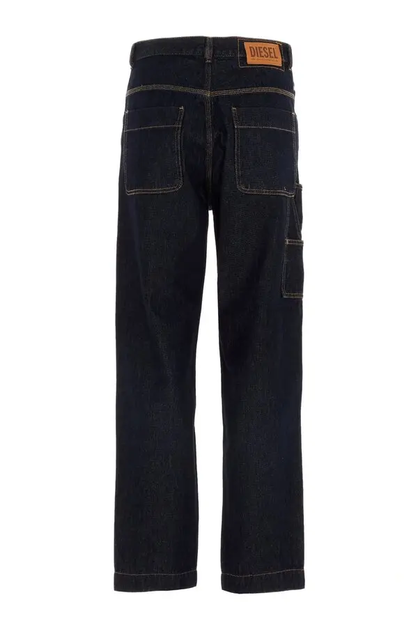 DIESEL® D-franky Relaxed Fit Jeans - Black