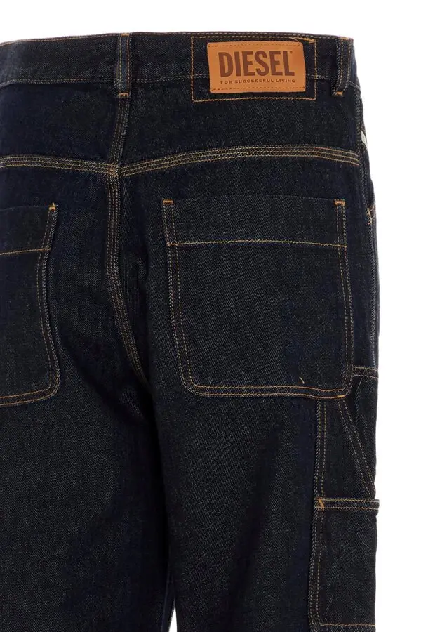 DIESEL® D-franky Relaxed Fit Jeans - Black