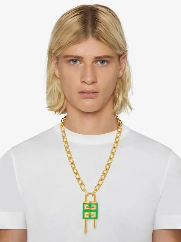 Givenchy 4g Padlock Chain Necklace