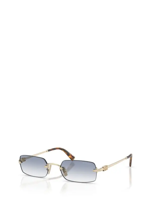 Miu Miu Rectangular Frame Sunglasses - Multicolor