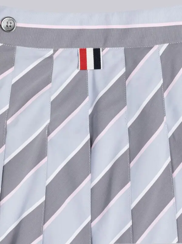 Thom Browne Pleated Stripe Skirt
