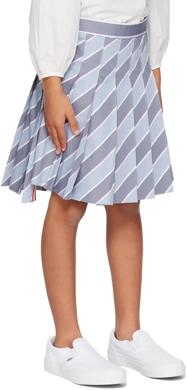 Thom Browne Pleated Stripe Skirt